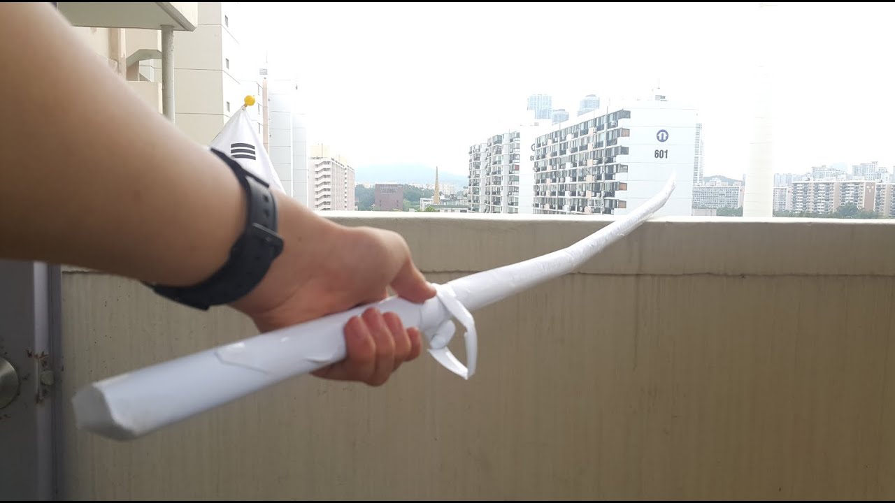 종이로 오버워치 겐지 용검 만들기 120cm // How To Make A Overwatch Genji Sword With ...
