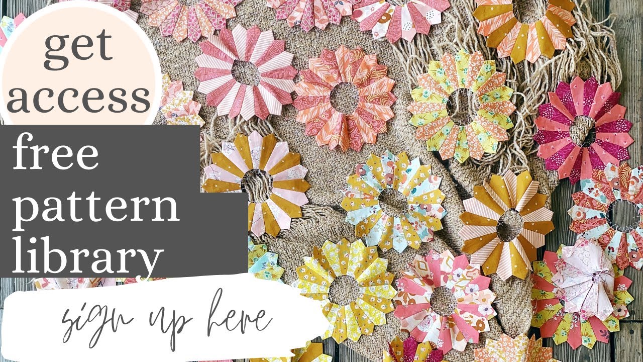 HOW TO access the free pattern library - YouTube