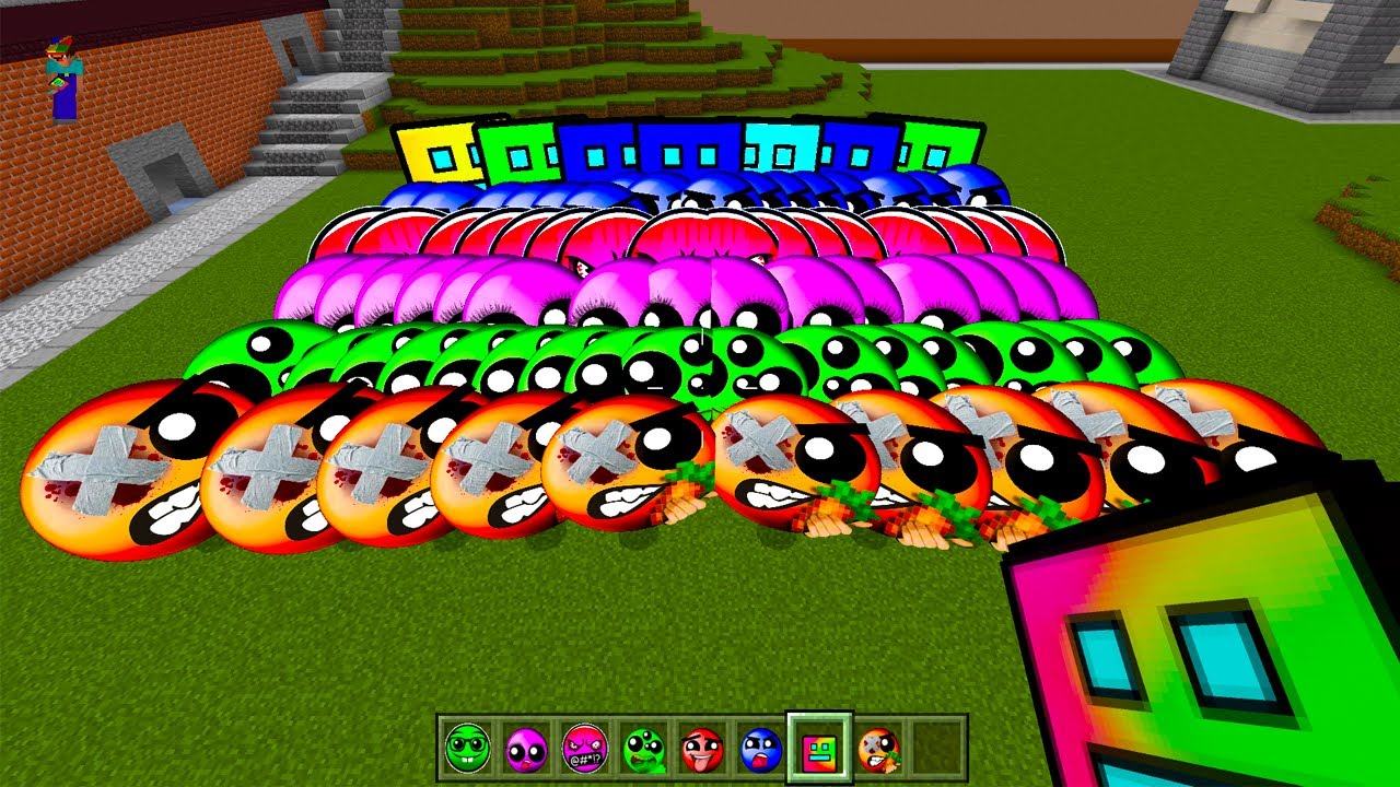 75+ Lobotomy dash difficulty faces Nextbot Addon in Minecraft PE - YouTube