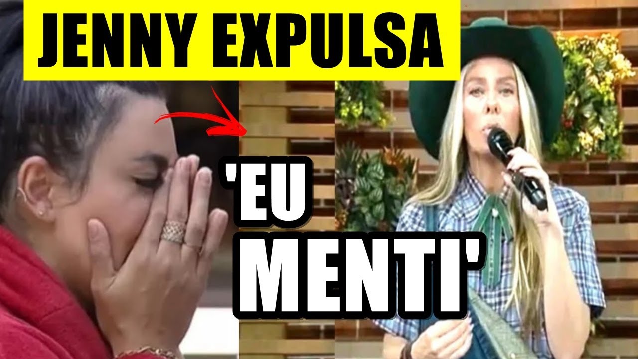 JENNY EXPULSA da FAZENDA APÓS CONFESSAR MENTIRA sobre RACHEL? RECORD ...