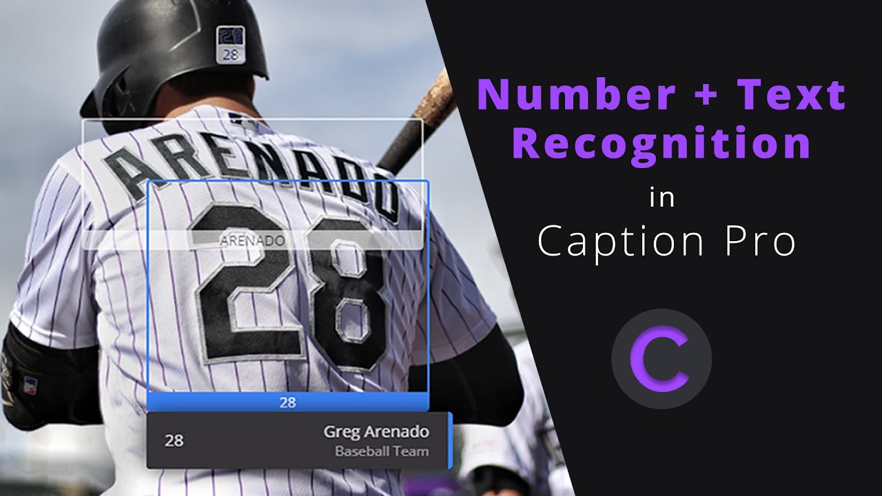 Caption Pro - Number Recognition - YouTube