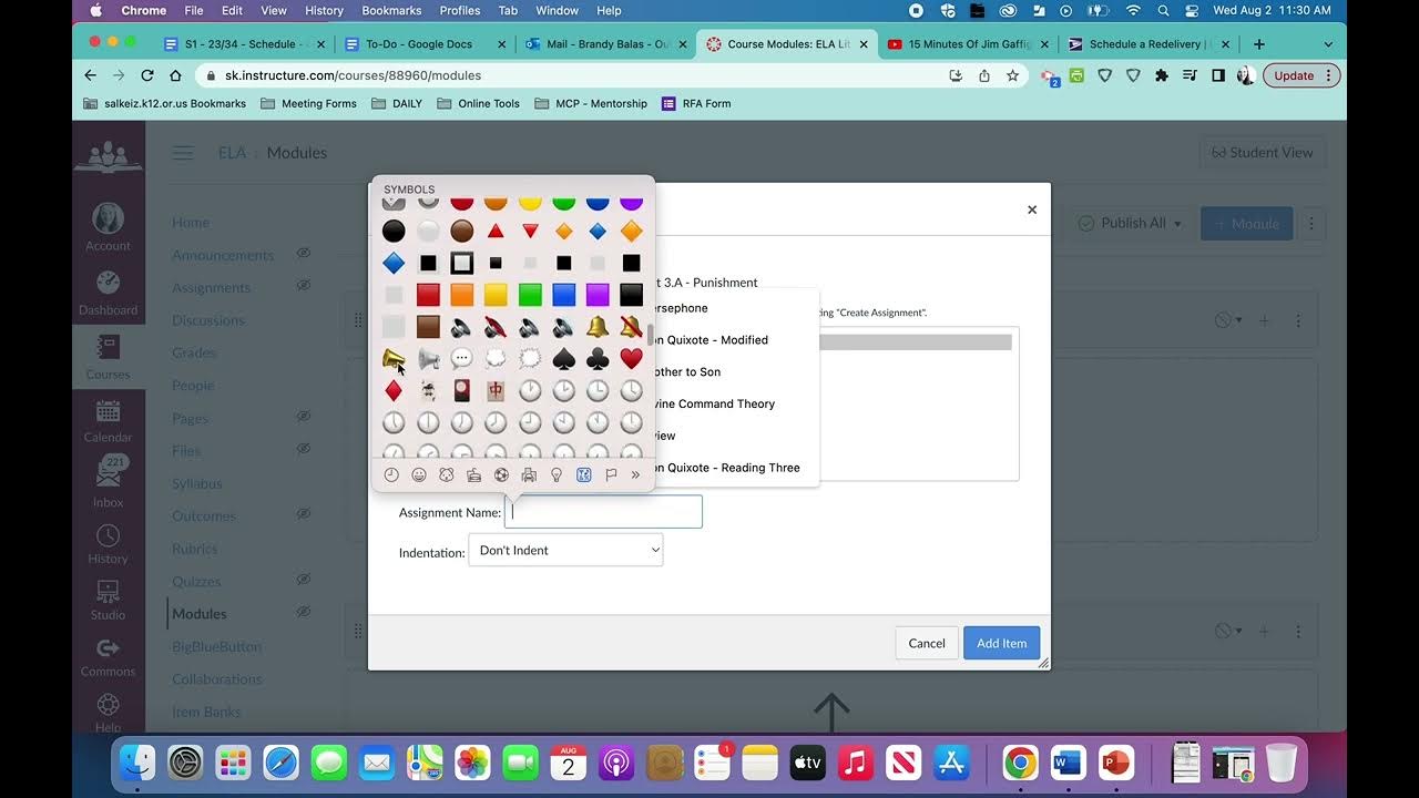 How to Add Icons to CANVAS - YouTube