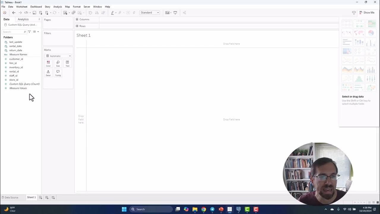 1.1.7. Pull data from relational databases by using custom SQL queries - YouTube