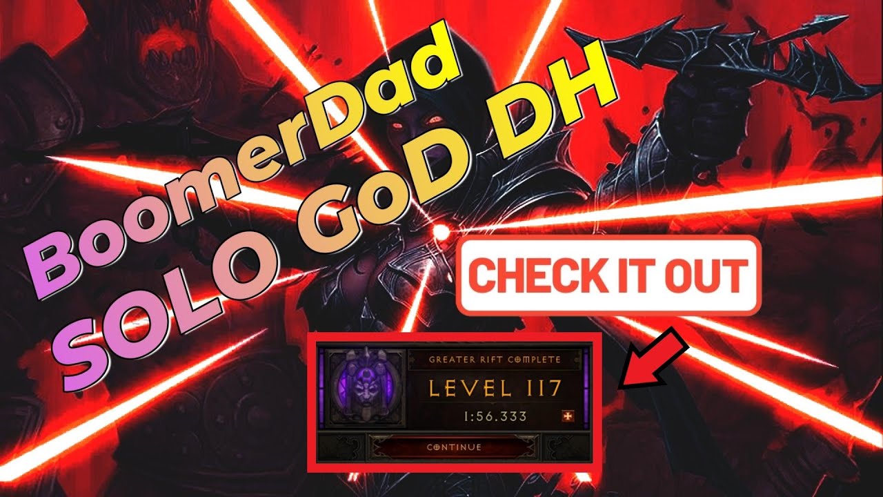Diablo 3 Season 30 Demon Hunter GR 117 in under 2 min Speedfarming GoD ...