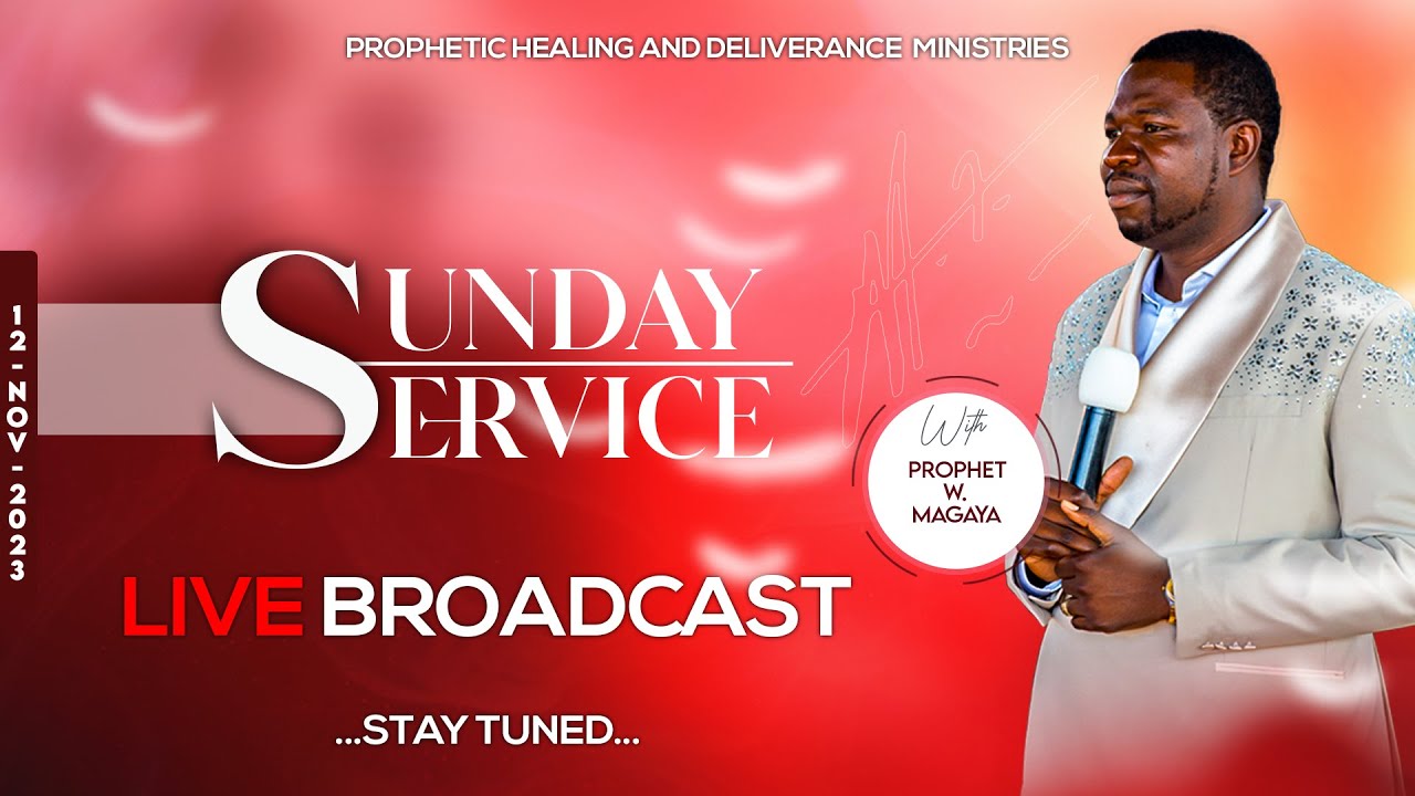 🔴 LIVE BROADCAST - Sunday Service with Prophet W. Magaya | Nov 12, 2023 - YouTube