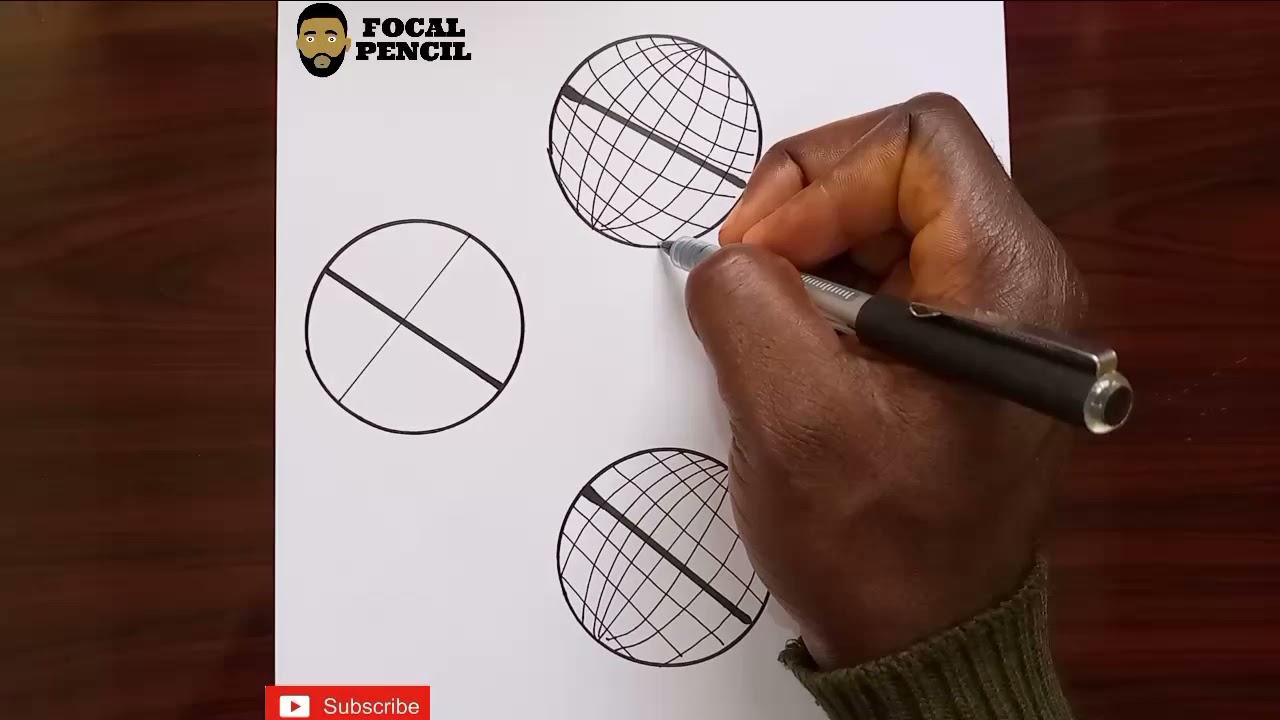 How To Draw the revolution of the earth crust. - YouTube