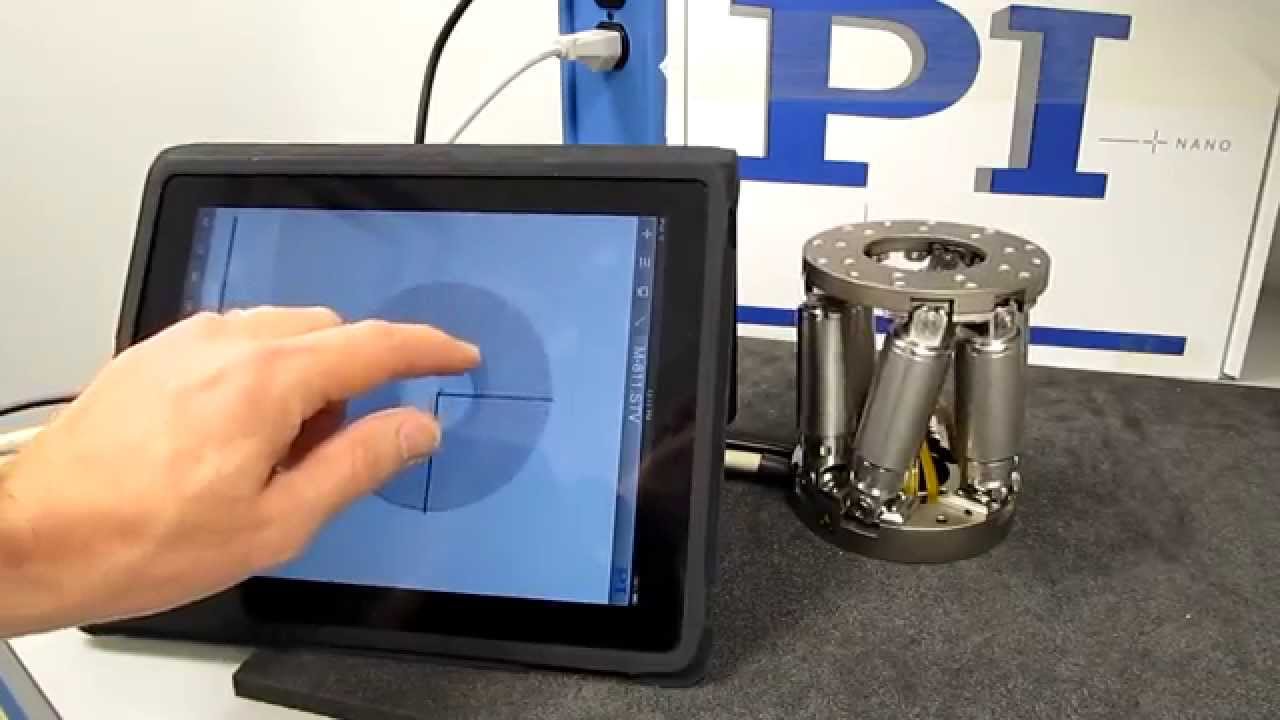 Apple-PI. Apple iPad + PI Hexapod | PI - YouTube