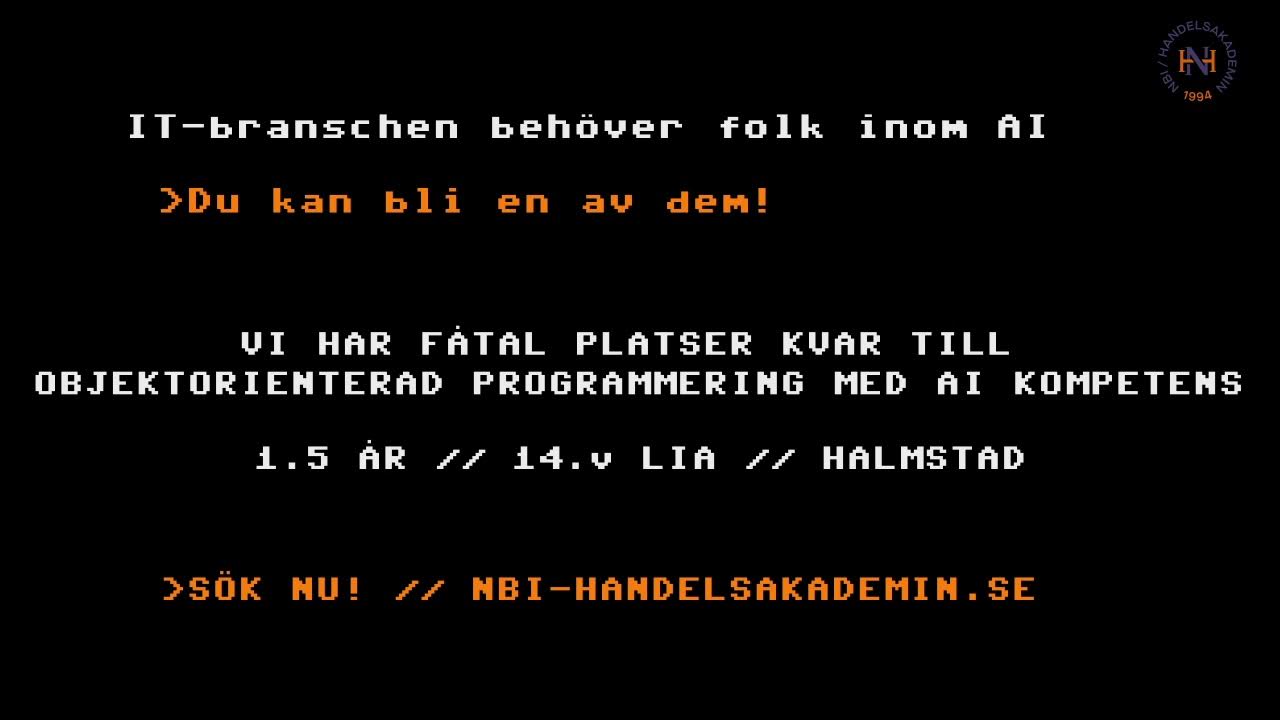 Objektorienterad programmering med AI-kompetens - YouTube