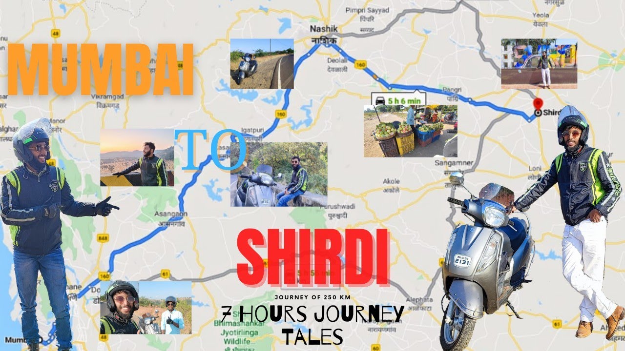 Travel Vlog Episode 01 | Mumbai To Shirdi | 250km Journey | Exploring ...
