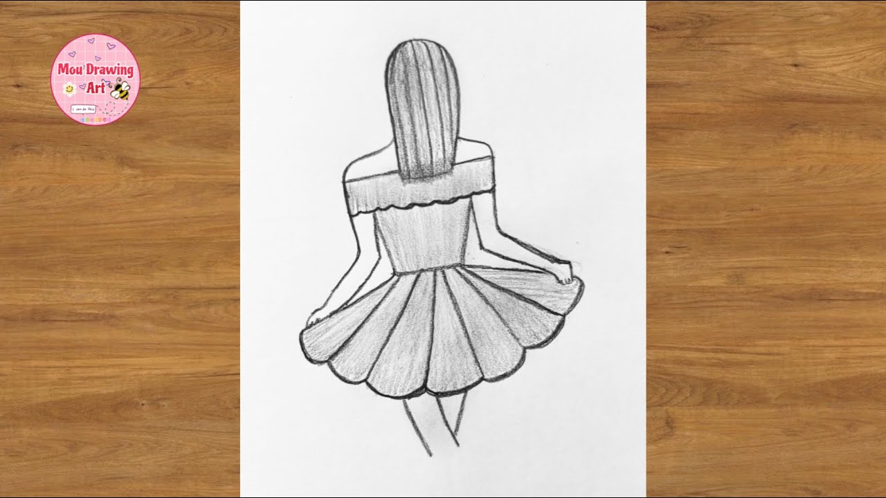 How to draw a easy girl || Easy girl drawings step by step || How to ...