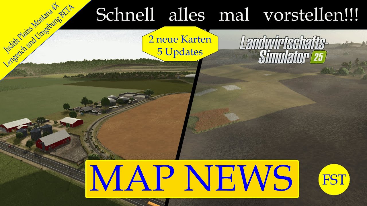 LS25 MAP NEWS Schnell alles mal vorstellen!!! 31.5.25.-2.6.25 LS25 ...