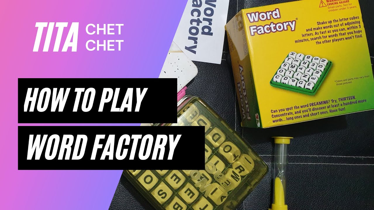 How to Play Word Factory or Boggles! (Word Finding Game for kids and ...