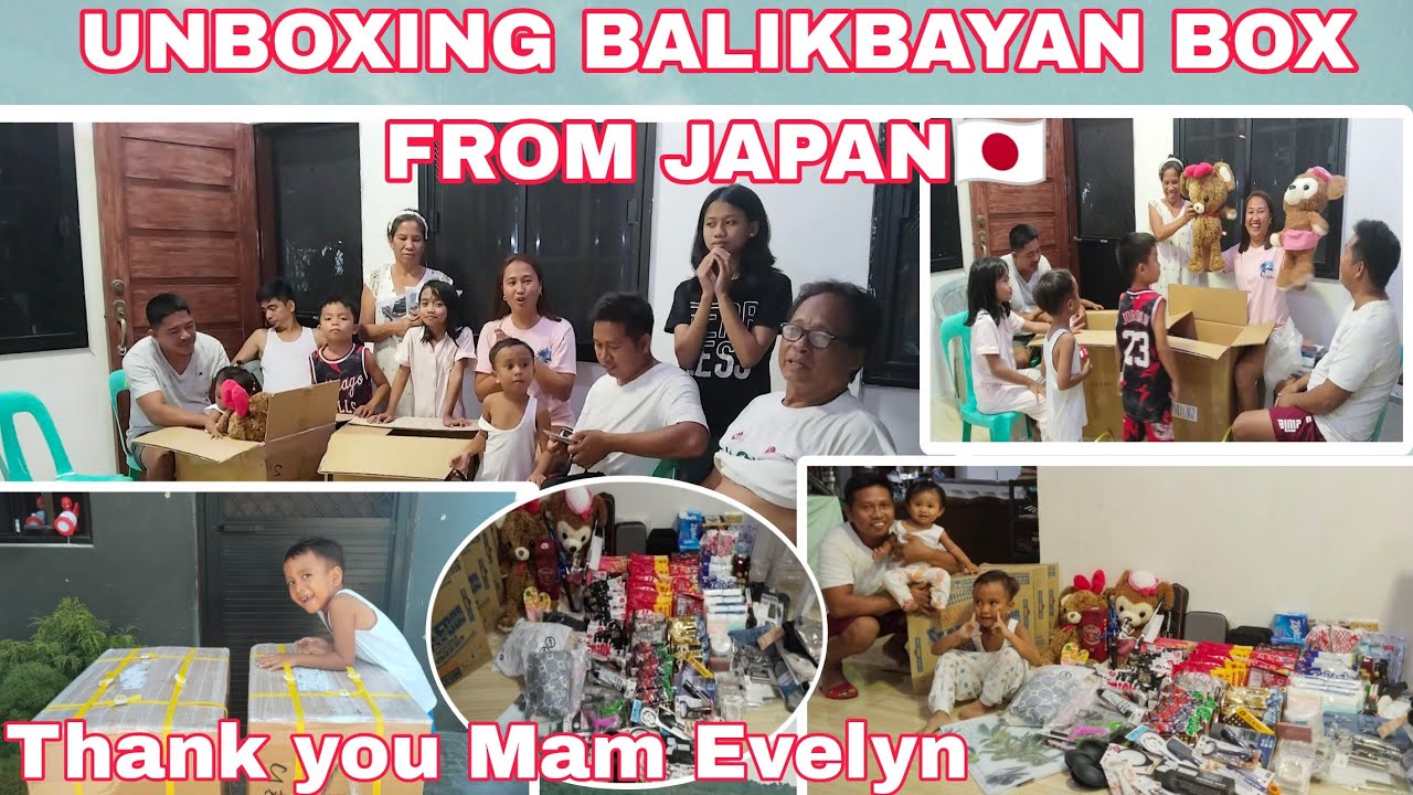 UNBOXING BALIKBAYAN BOX FROM JAPAN🇯🇵/THANK YOU MAM EVELYN 😇🙏 - YouTube