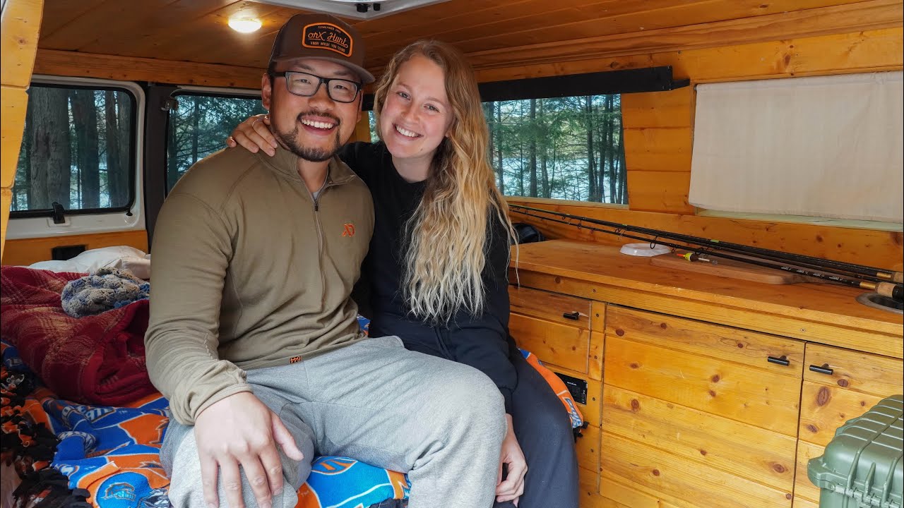 Off-Grid Van Camping With My GF | Living The Van Life - YouTube