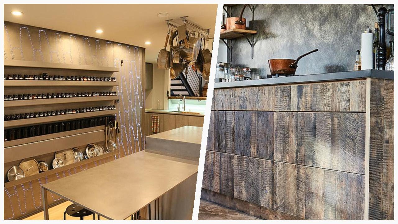 75 Kitchen With Zinc Countertops And Gray Backsplash Design Ideas You ...