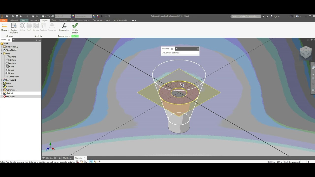 Inventor Certification Review 5: Region Properties of a Cross Sectional ...