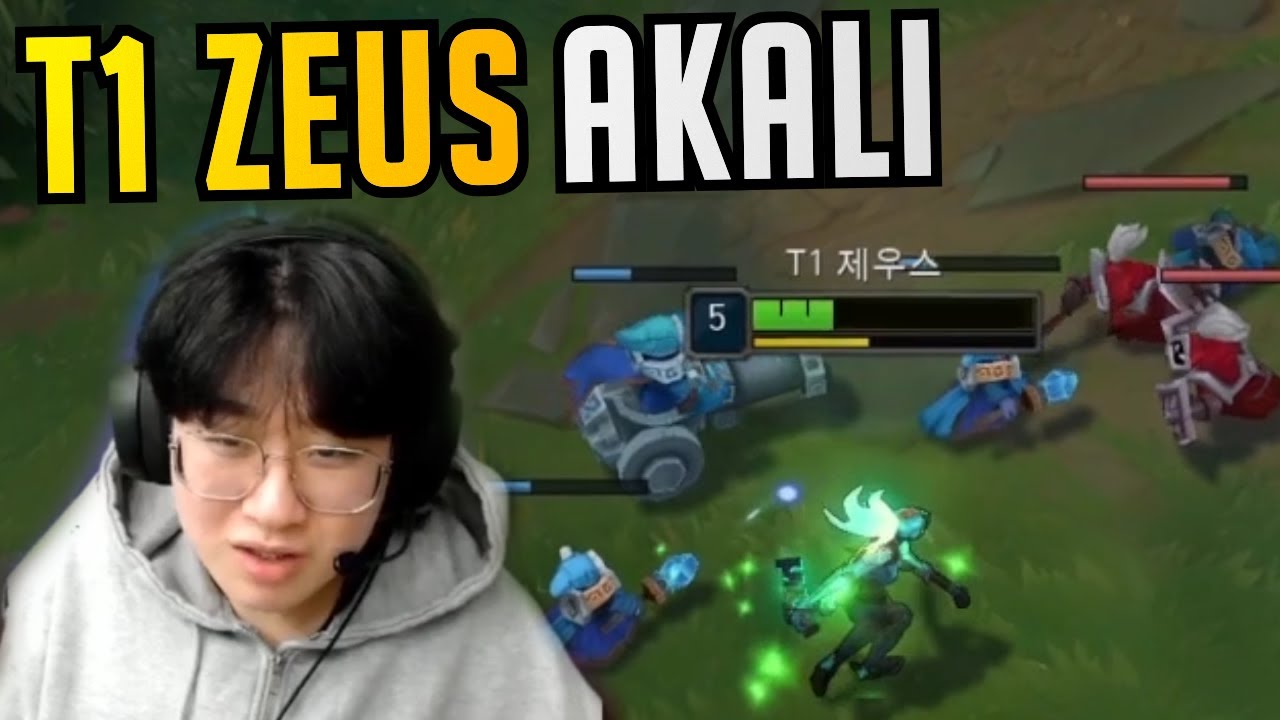 T1 Zeus ABSOLUTE Lane Domination - Best of LoL Stream Highlights ...