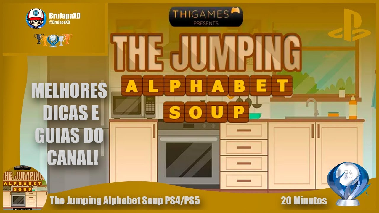 The Jumping Alphabet Soup PS4/PS5 Guia de Platina 100% Dicas como ...