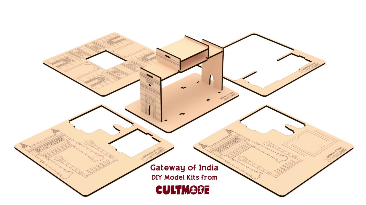 Gateway of India Model Kit by Cultmode.in - YouTube