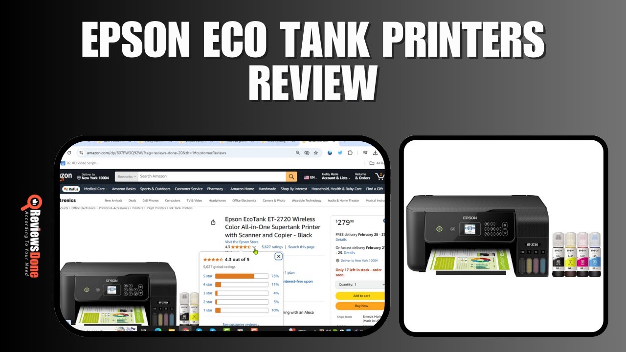 Epson Eco Tank Printers Review - Users Love It - YouTube