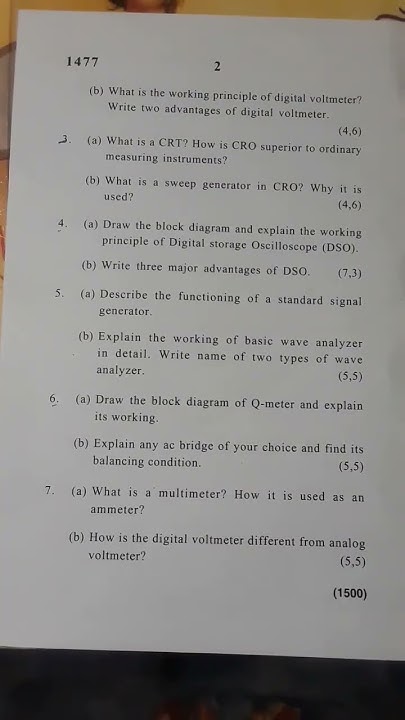 #B.sc 5th semester basic instrumentation skills paper - YouTube
