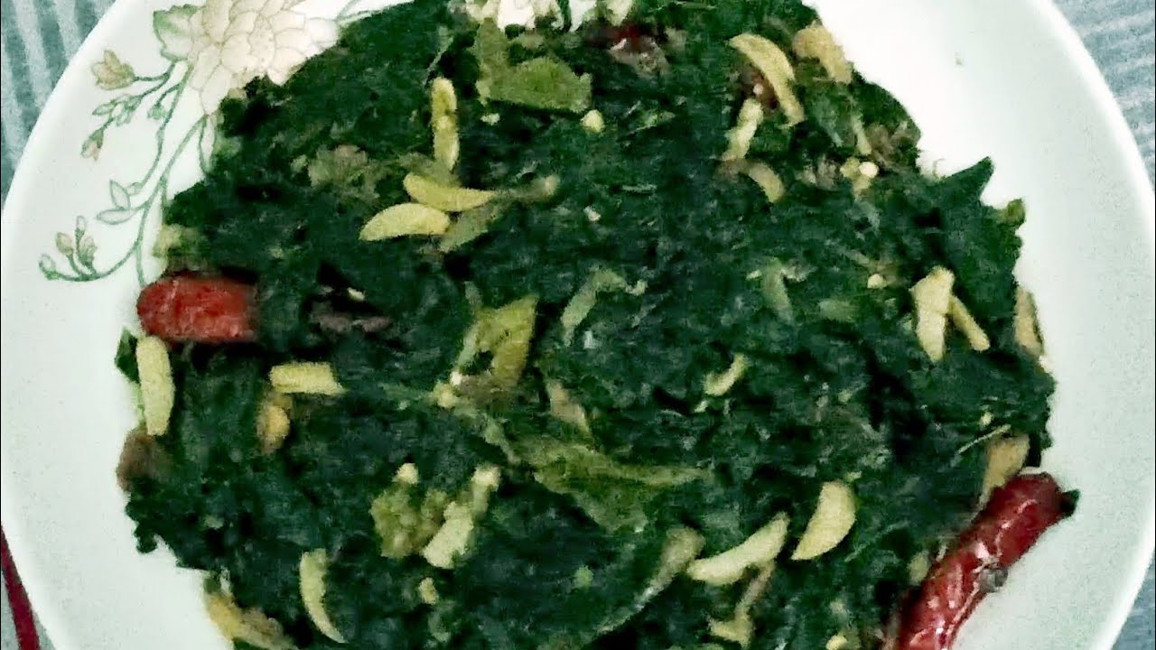 সজনা পাতা/শাক ভাজি রেসিপি।। sajna pata vaji recipe. Rafeja's cooking ...