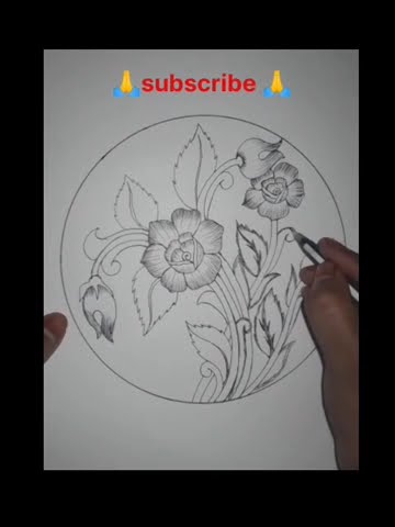 Rose 🌹 alekhan drawing || easy # circle #drawing # short - YouTube