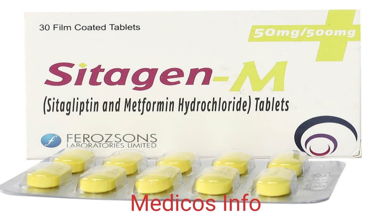 Sitagen M 50/500 uses in urdu |sitagen m tablet |sitagliptin+metformin ...