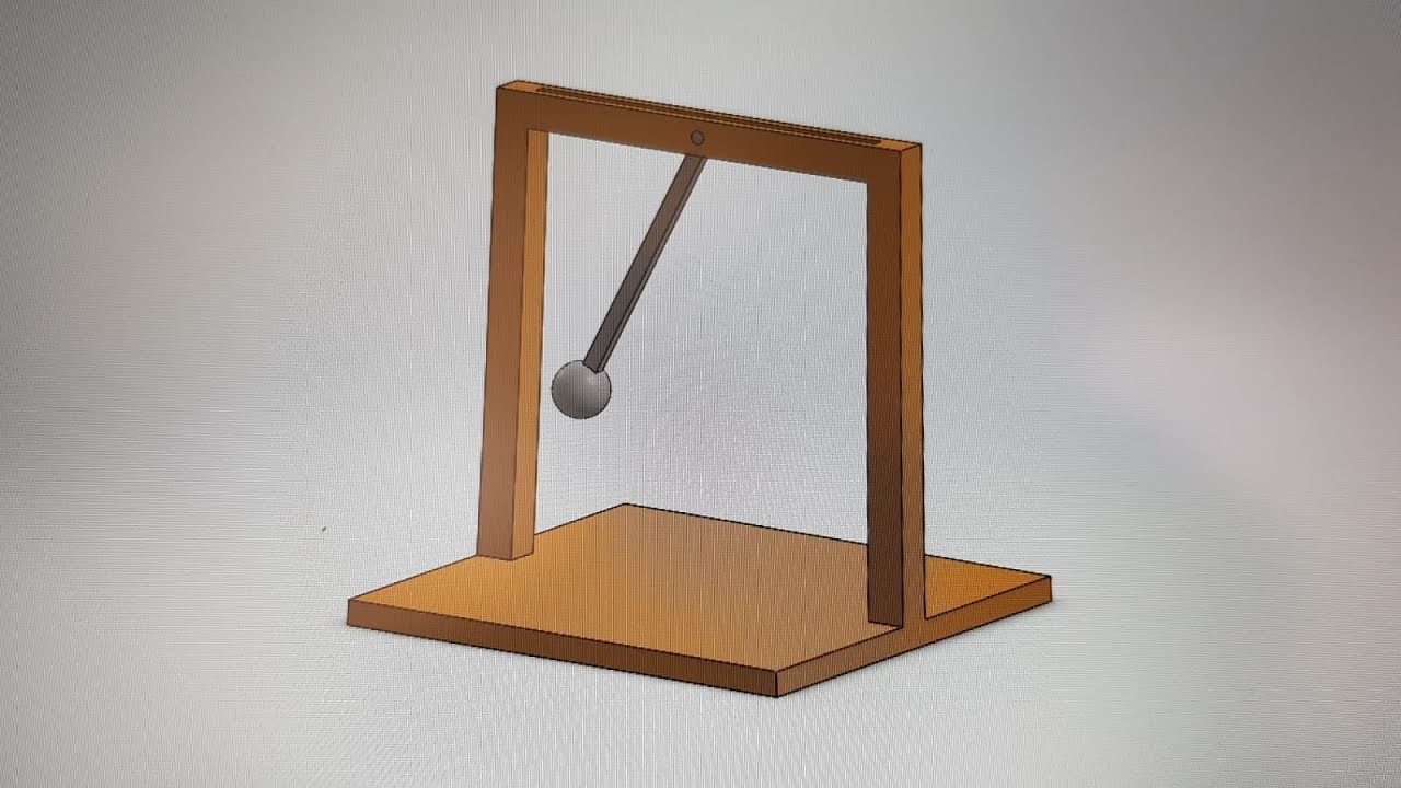 Cómo hacer un péndulo en Solidworks - YouTube