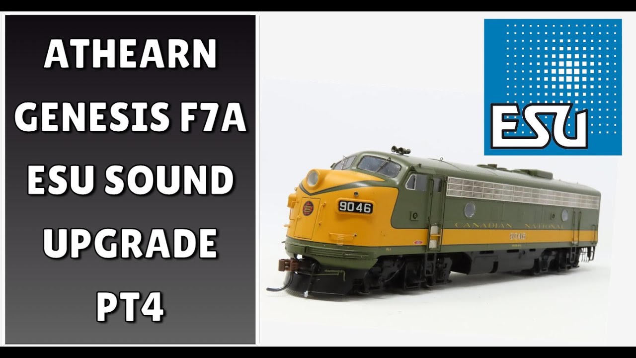 CN F7A DCC Sound Install pt4 - YouTube