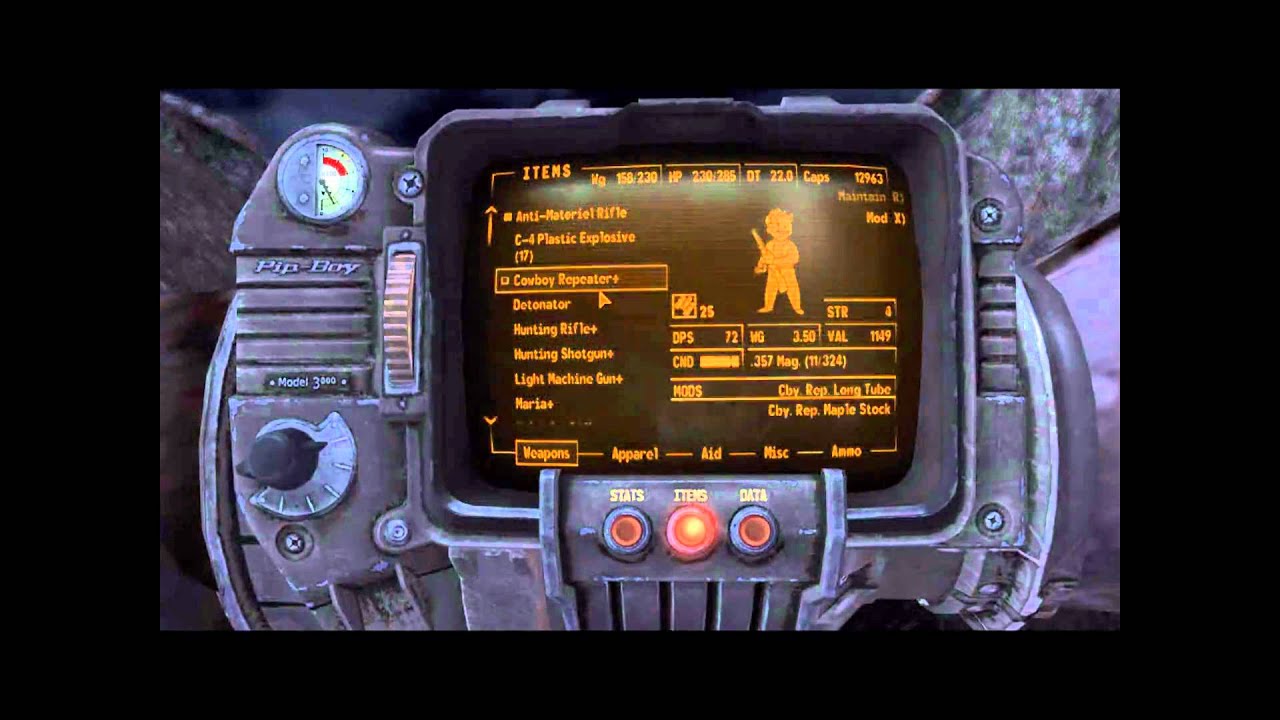 Fallout new vegas - Unique Tesla Cannon - YouTube