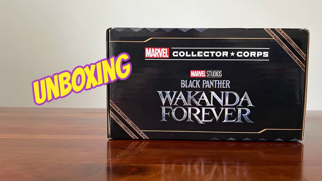 Unboxing: Black Panther Wakanda Forever - Funko Marvel Collector Corps ...