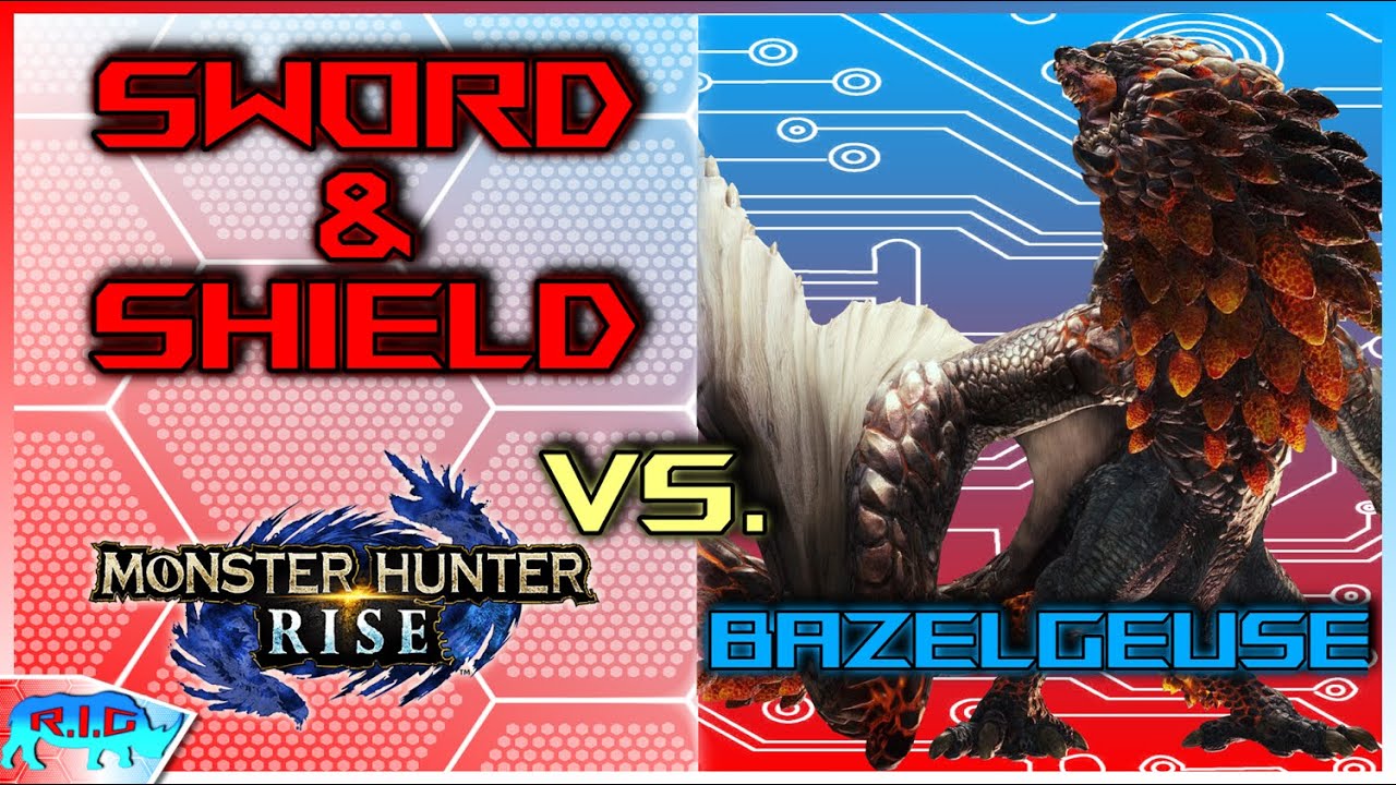 Monster Hunter Rise Bazelgeuse Hunt - SnS Vs. Bazelgeuse - YouTube
