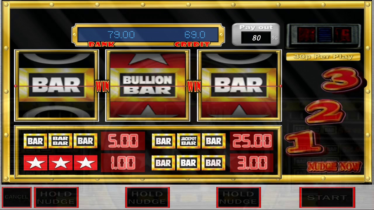 Game play plus big win on android Bullion bars fruit machine - YouTube