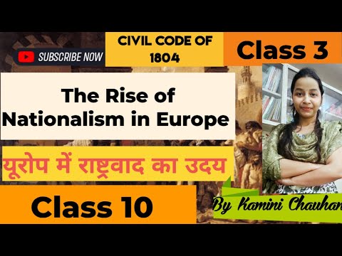 Class 10| History| The rise of Nationalism in Europe यूरोप में ...