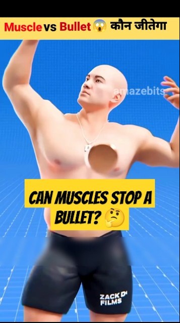 Can Muscles Stop a Bullet? The Truth Will Shock You! 💪🔫 #shorts #facts ...