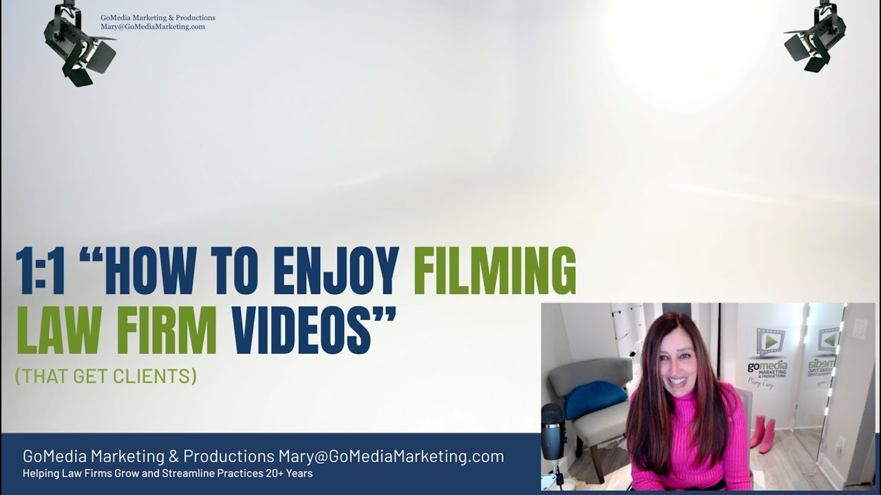 How to Enjoy Filming Law Firm Videos (that get clients) - YouTube