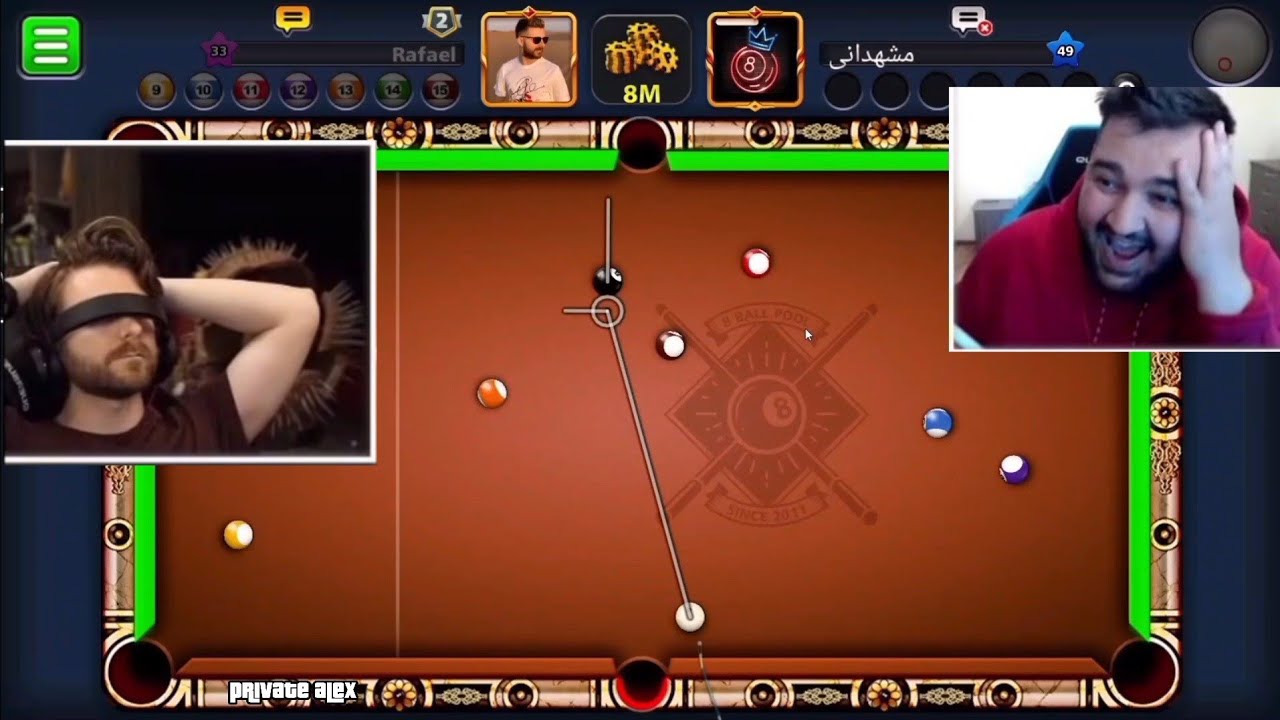 iRaphahell 8 BALL POOL Funny Moments Epic Fail si Rage - YouTube