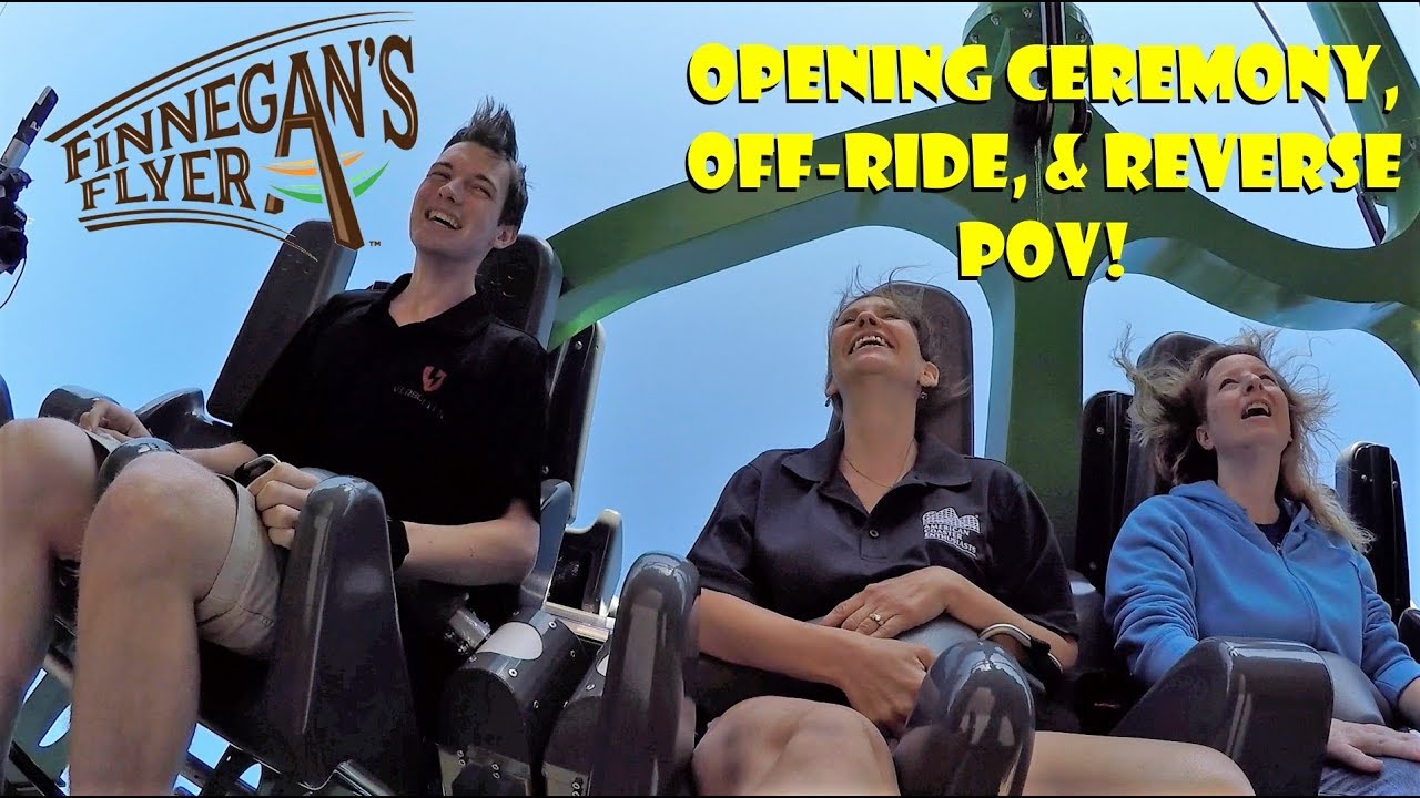 Finnegan's Flyer At Busch Gardens Williamsburg Opening Ceremony, Off ...