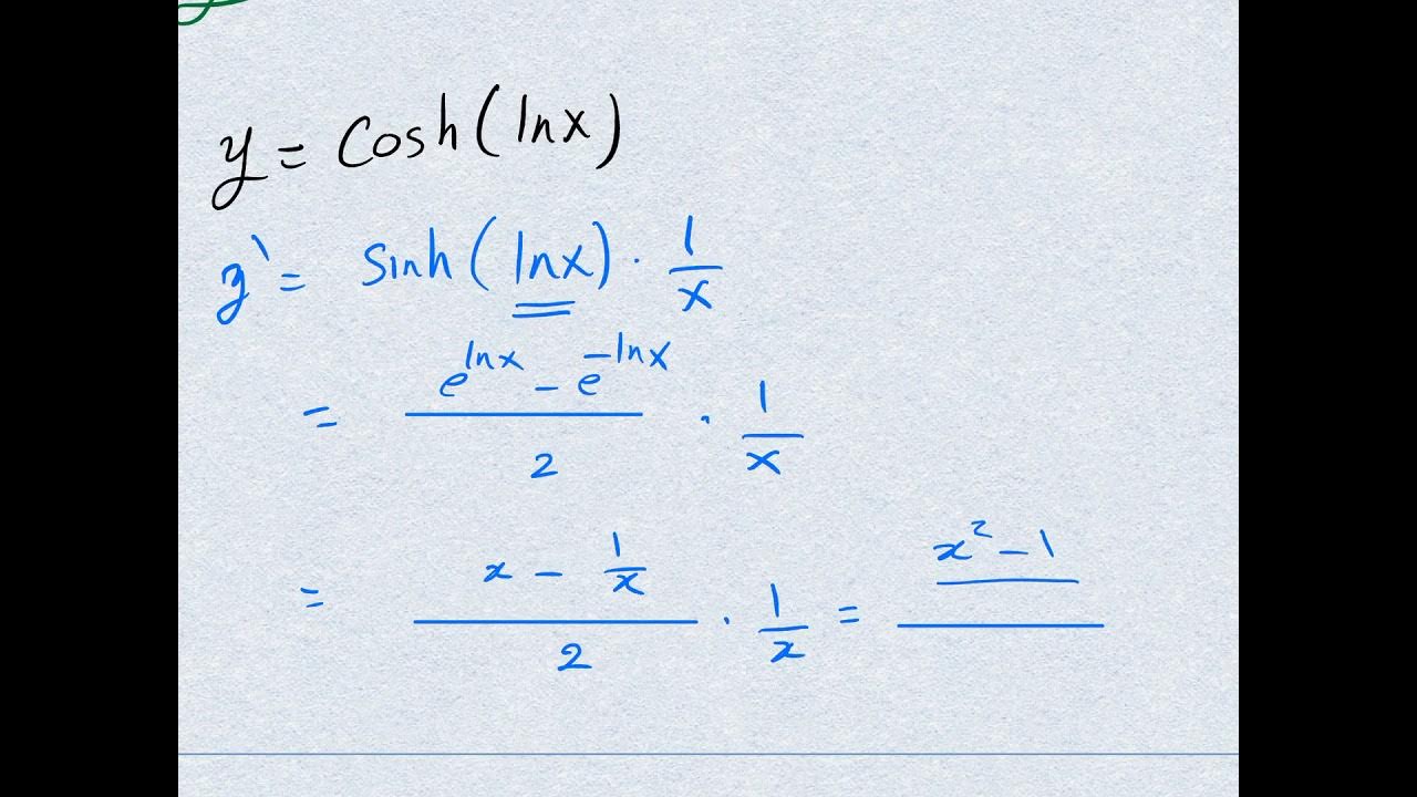 Lecture#34(Hyperbolic functions)-part#4 - YouTube