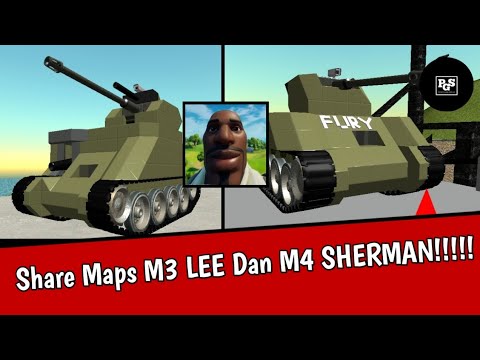 Share Maps M3 Lee & M4 Sherman - YouTube