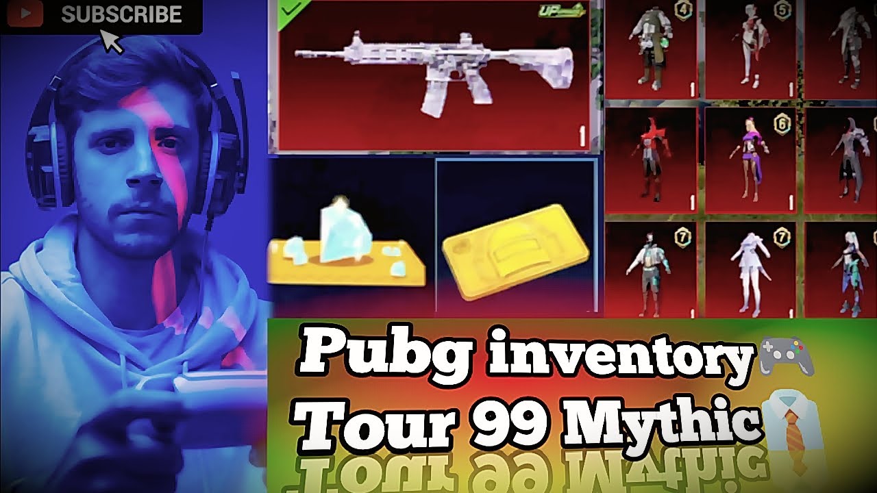 🔥99 Mythic Inventory Tour in PUBG Mobile🎮| Ultimate Collection Showcase ...