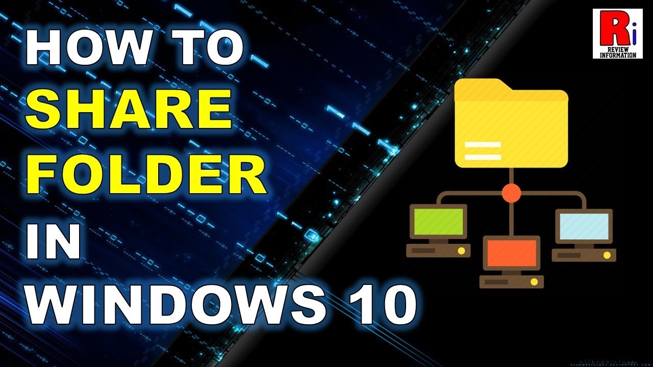How To Share Any Folder In Windows 10 (2 Methods) - YouTube