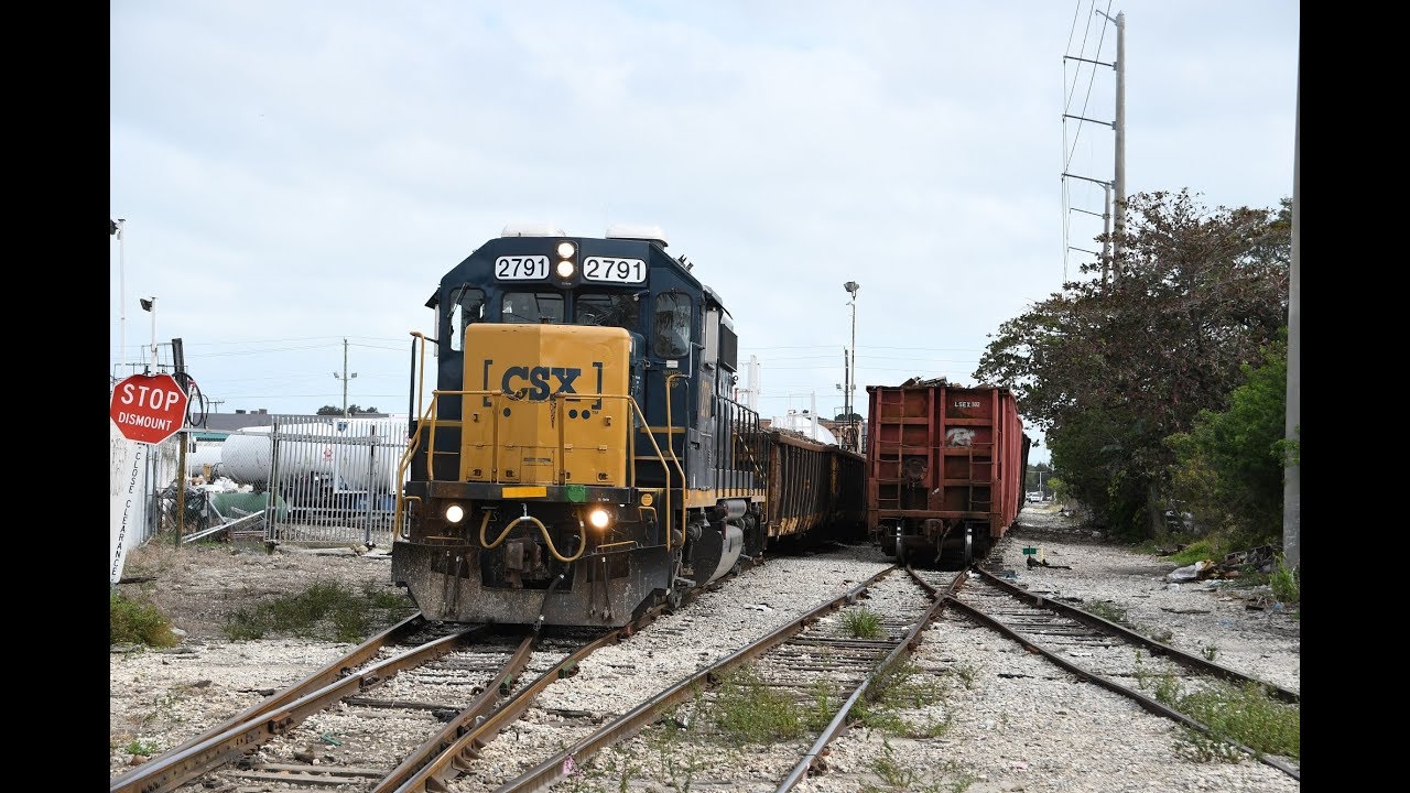 [RARE] CSX Miami Downtown Job Chase - YouTube