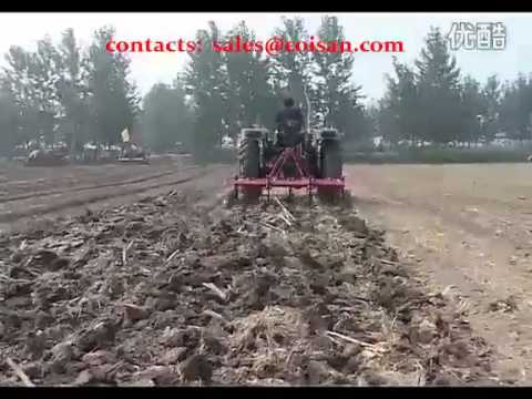 Tractor mounted deep scarifier - YouTube
