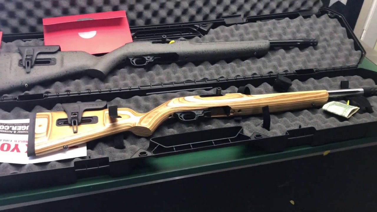 Ruger 10/22 Custom Shop unboxing talo edition stainless and blued ...