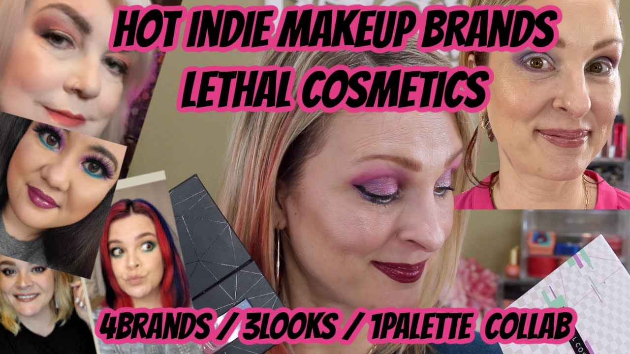 What's Hot in Indie Brand Makeup | 4 Brands | 3 Looks | 1 Palette ...