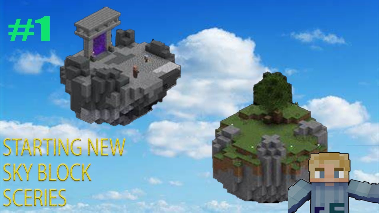 STARTING NEW SKYBLOCK SCERIES #1 - YouTube