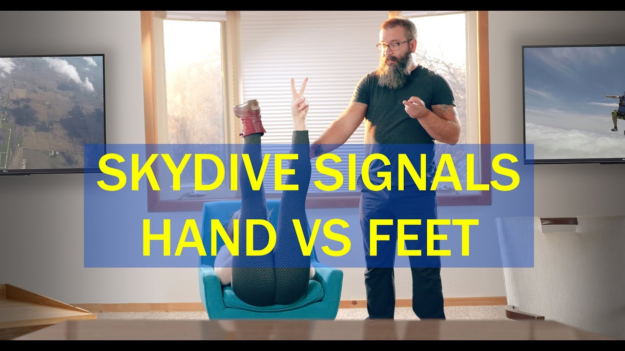 Skydive | Hand vs Foot Signals - YouTube