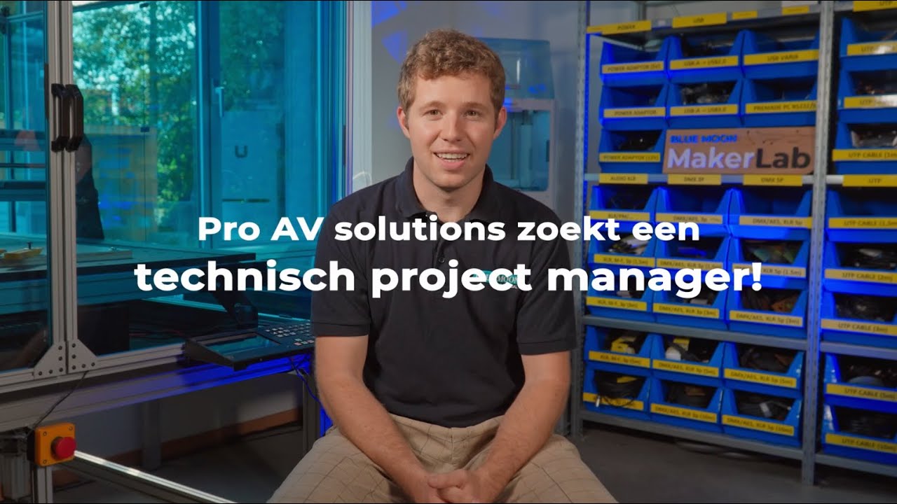 BLUE MOON - PRO AV Solutions - Vacature Technical Project Manager - YouTube